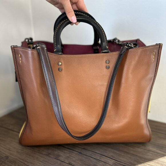 Coach | Bags | Coach Rogue 39 Colorblock Bag C546 Premium Leather ...